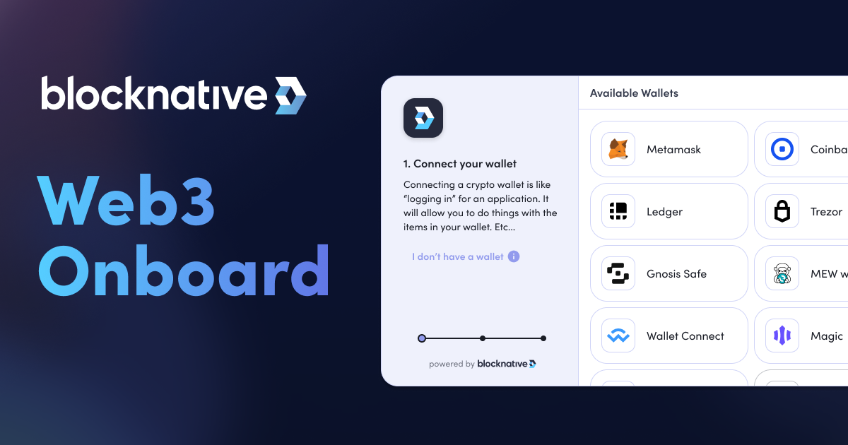 Web3-Onboard | Framework-agnostic Web3 Connect Wallet Button